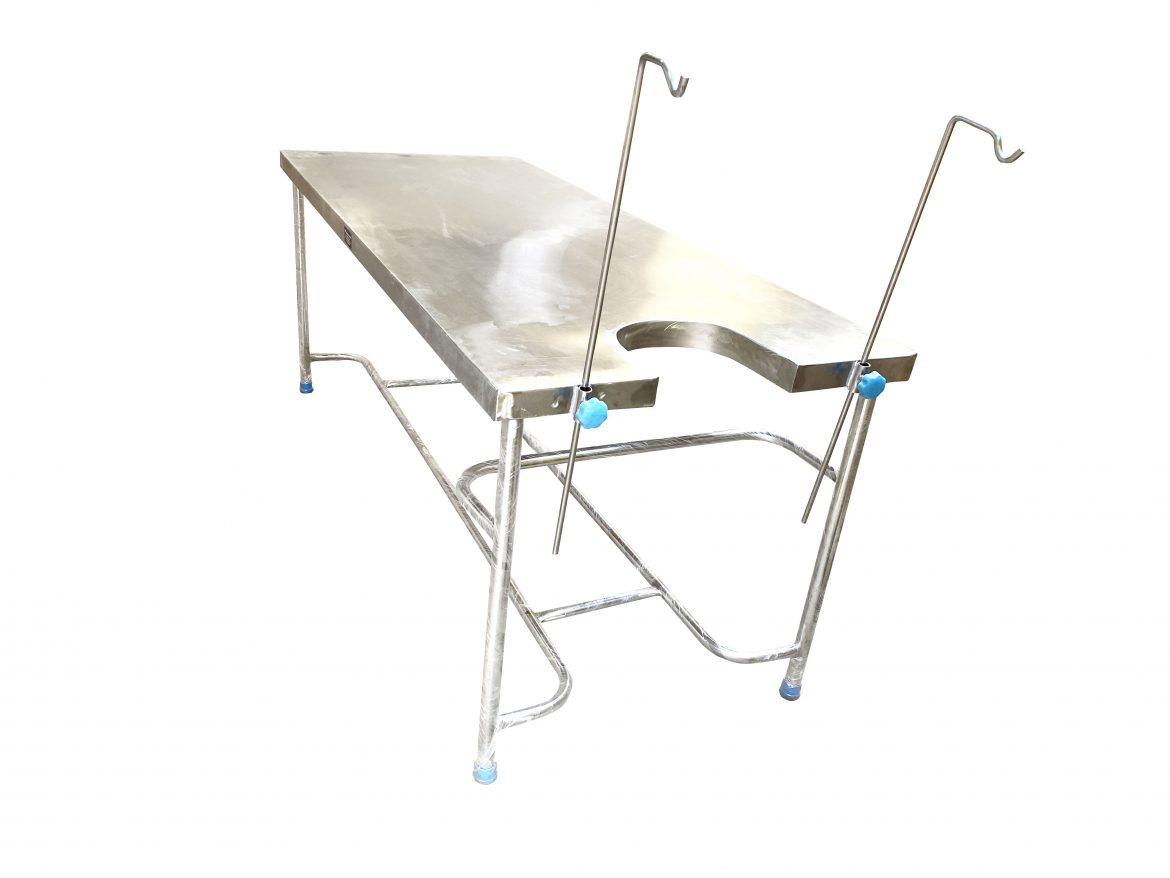 P.M.P.S.® Full Body Stainless Steel Labour,Examination Table with Extra ...