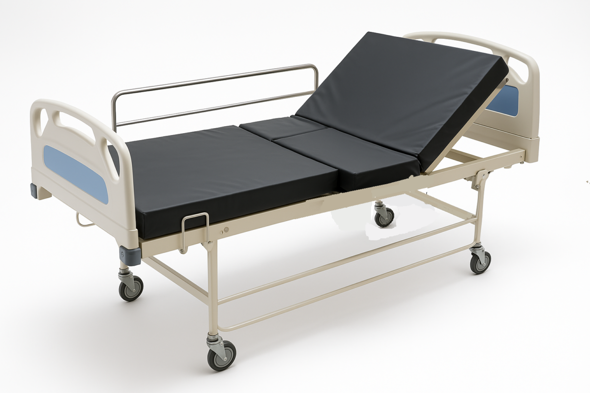 PMPS® Medical Bed with Built-in Commode | Head Elevation Function ...